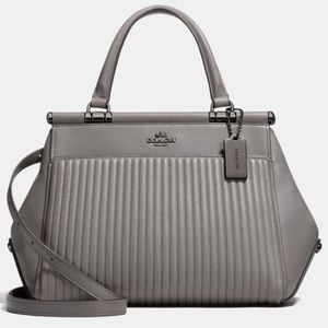Coach | Bags | Authentic Coach Grace Gray Handbag | Poshmark
